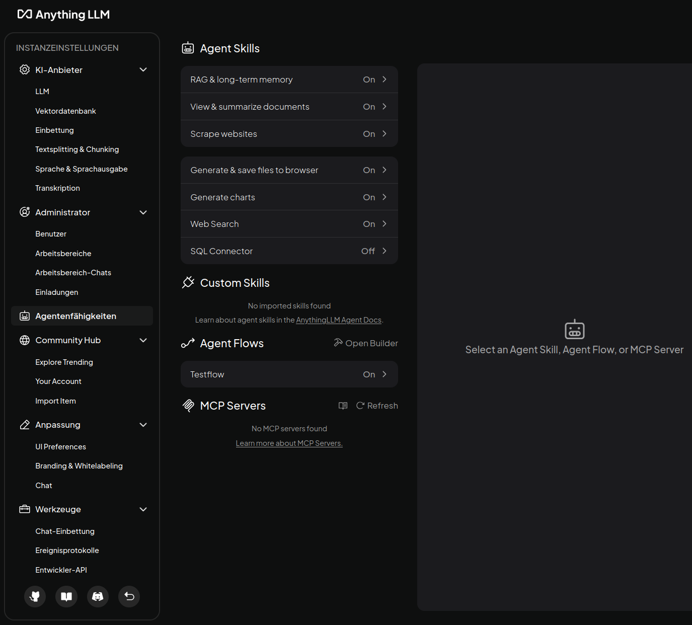 AnythingLLM-Hosting in Deutschland | Agitos Webhosting